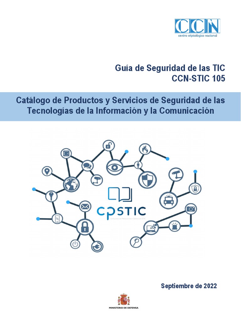 CCN-STIC-105 Catálogo Productos STIC | PDF | Autenticación | Usuario ...