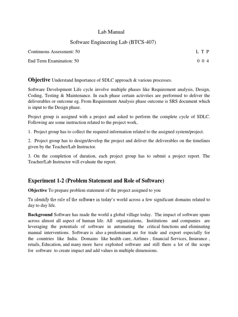 Experiment 1 2 Problem Statement and Rol | PDF | Information Age | Business