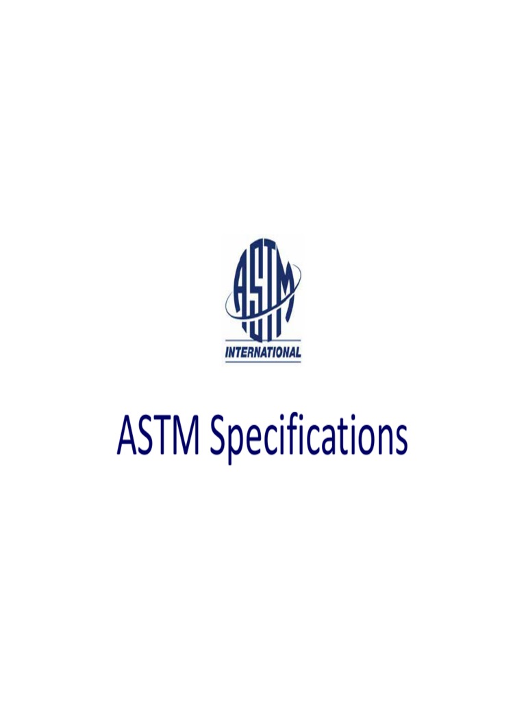 ASTM Specifications | PDF