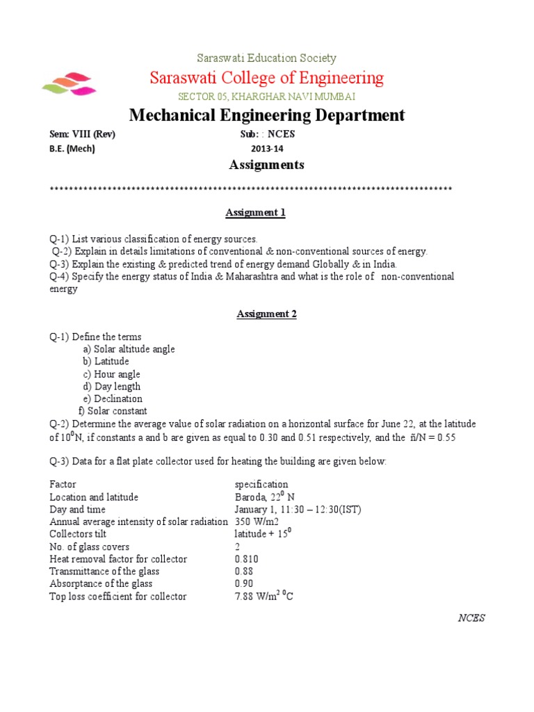 Assignments Saraswati College of Engineering - Compress | PDF | Enterprise Resource Planning ...