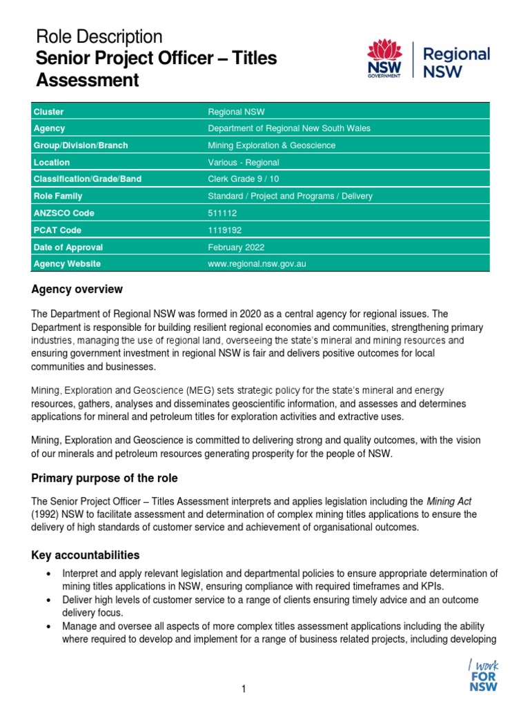 Senior Project Officer | PDF | Project Management | Negotiation
