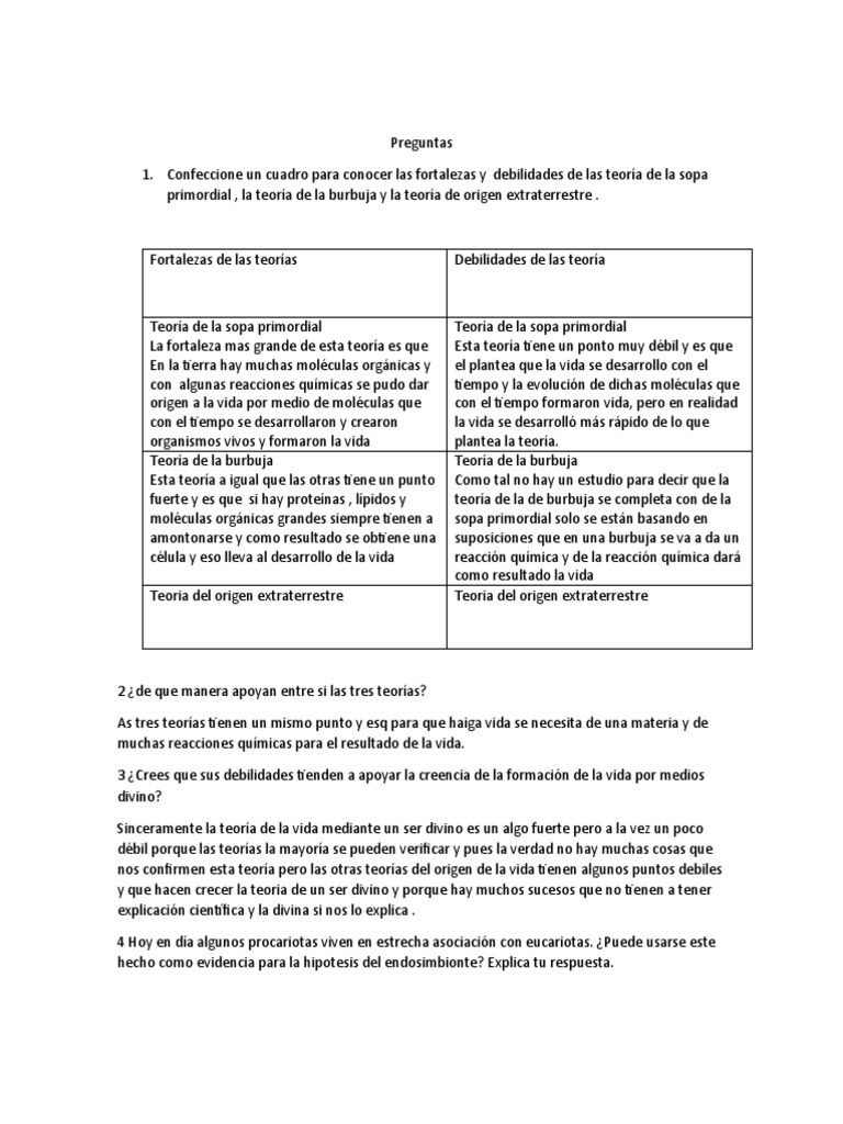 Experimento Biologia | PDF | Vida | Biología Celular)