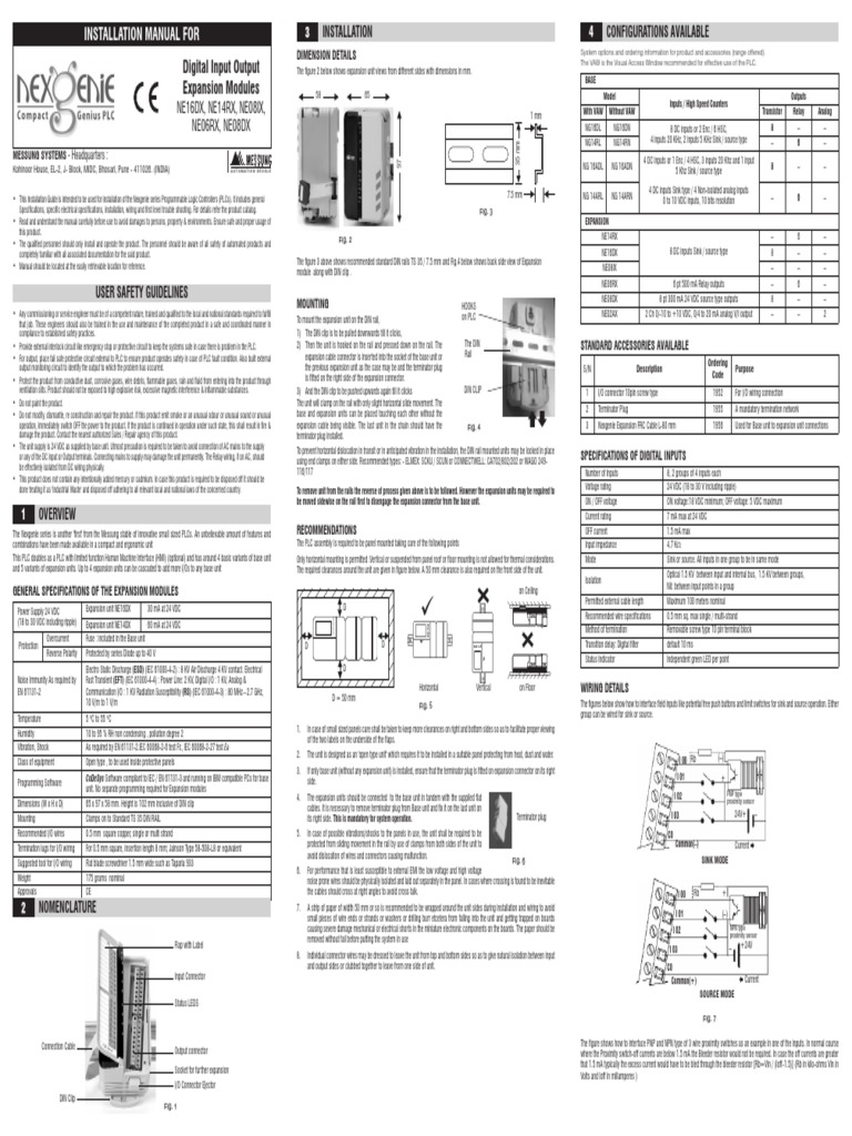 Nexgenie Expansion Unit Installation Manual | PDF | Programmable Logic ...