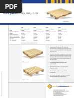 CHEP Euro Pallet Specifications and Details | PDF | Pallet | Lumber