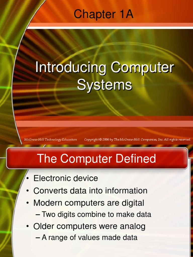 Introducing Computer Systems | PDF | Mainframe Computer | Personal ...