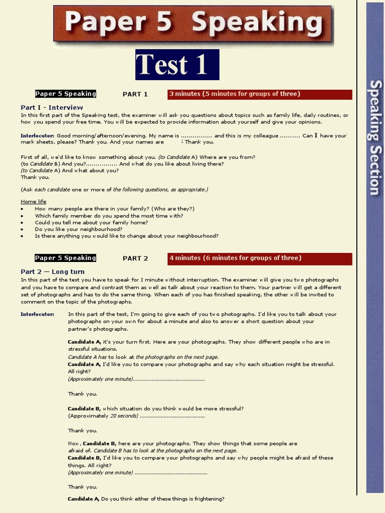 FCE Successful - 10 Practice Tests Part1 | PDF
