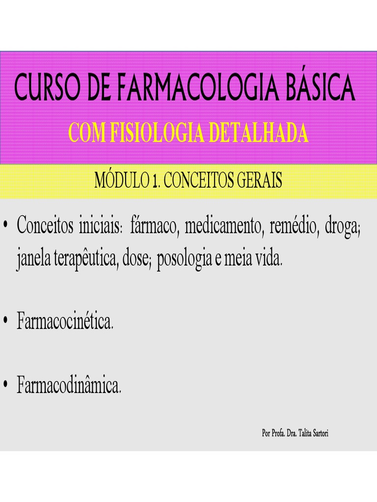 M Dulo 1 | PDF | Farmacocinética | Antagonista de receptor (farmacologia)