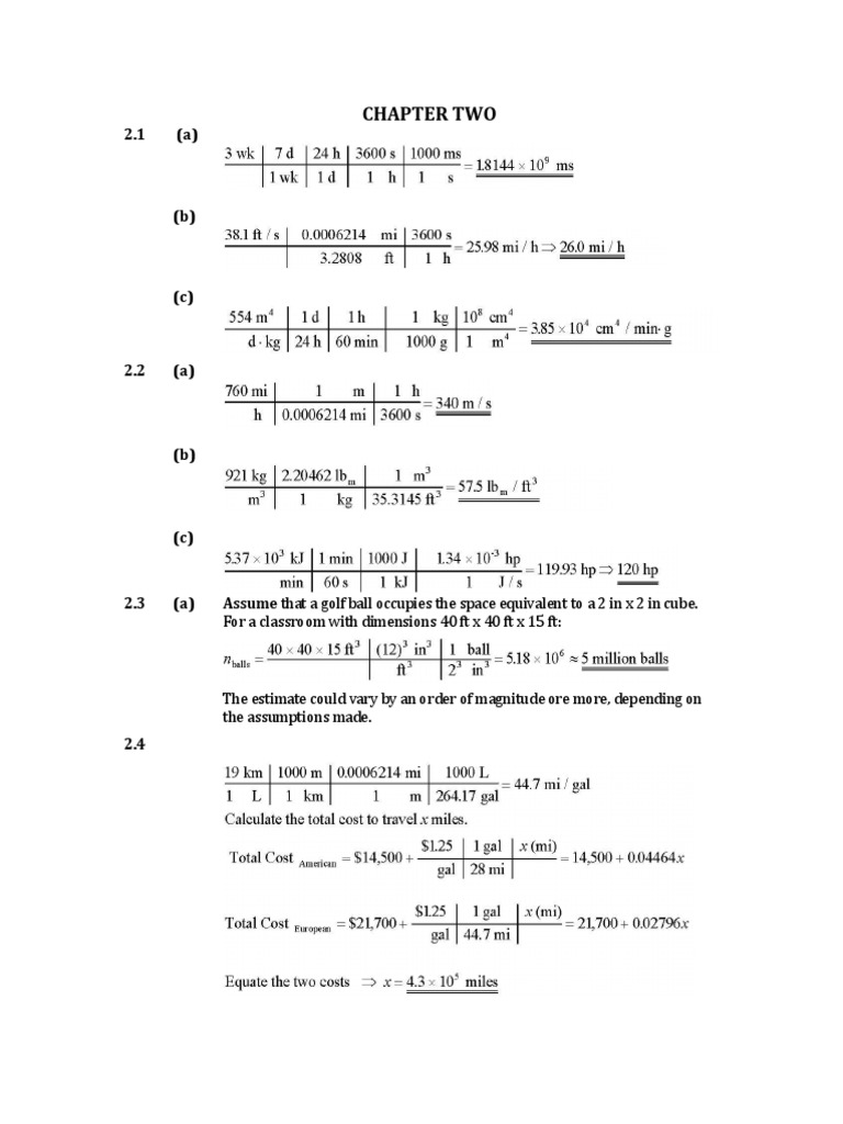 화학공정계산 4판 솔루션 Richar | PDF | Steady State | Chemistry