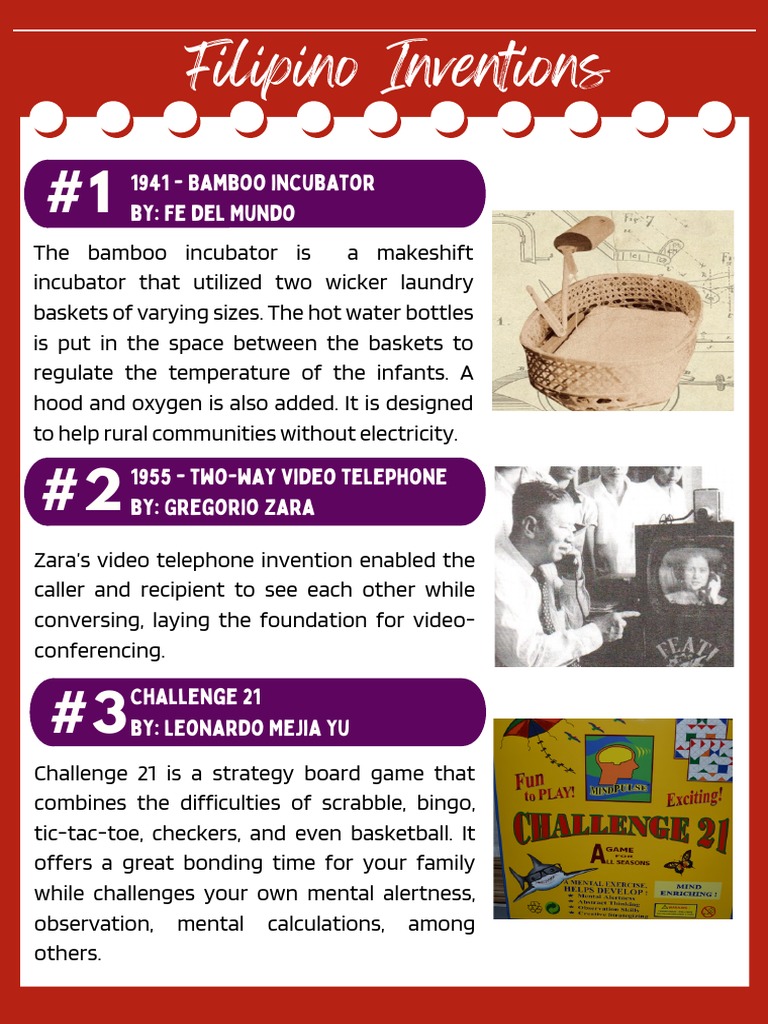 Filipino Inventions | PDF