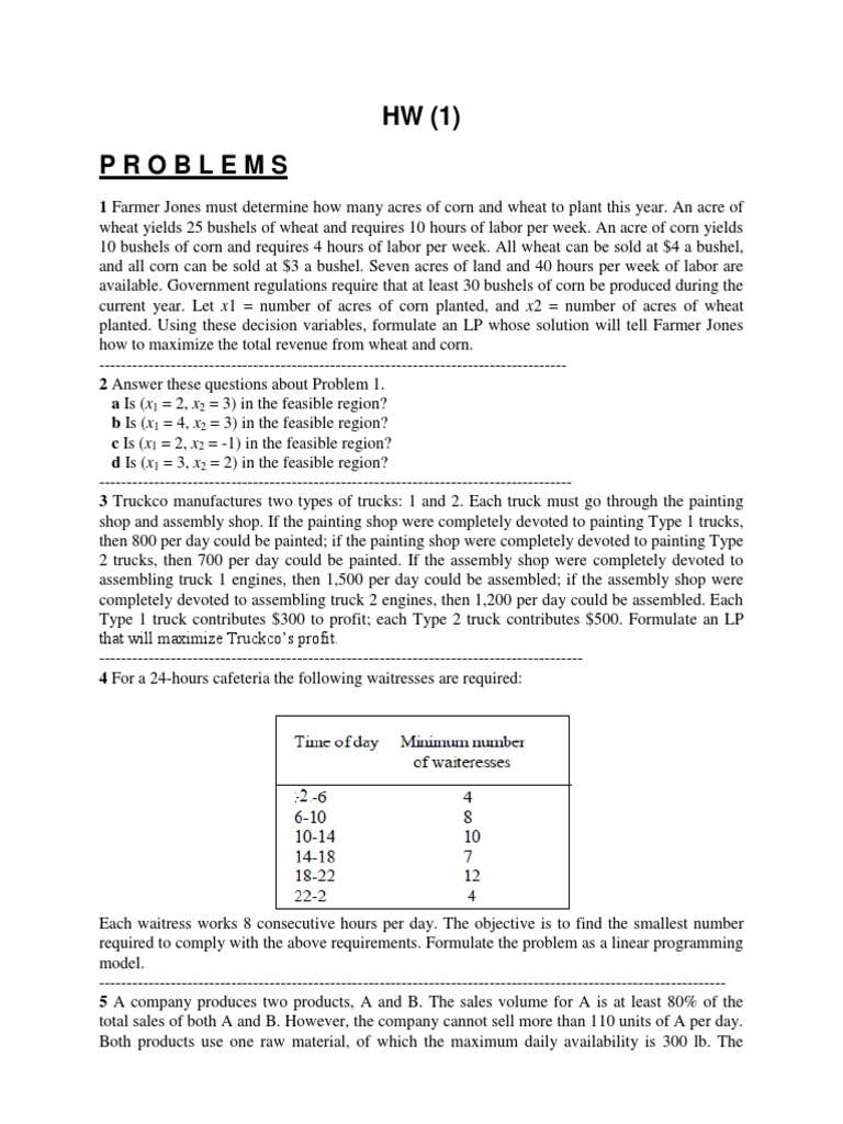 Maximizing Farmer Jones' Revenue through Optimal Crop Allocation: A Linear Programming ...