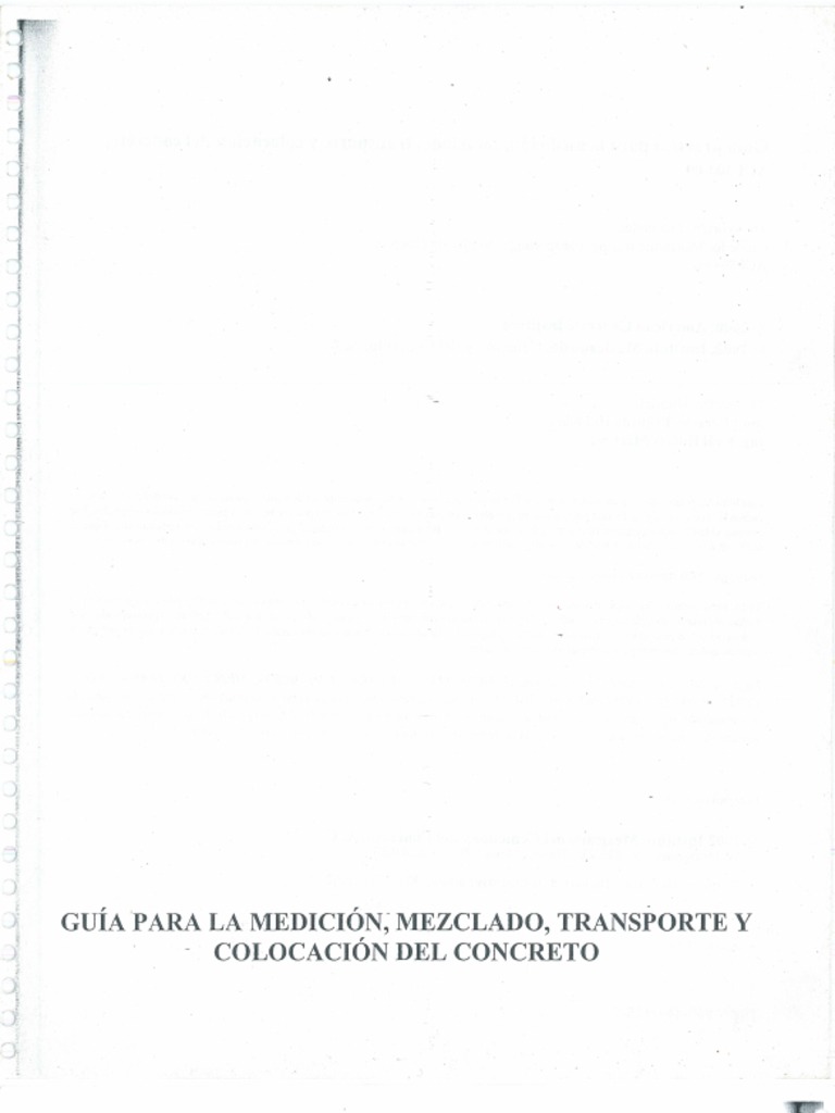 Aci 304-00 Medicion Mezclado Transporte y Colocacion de Conc | PDF