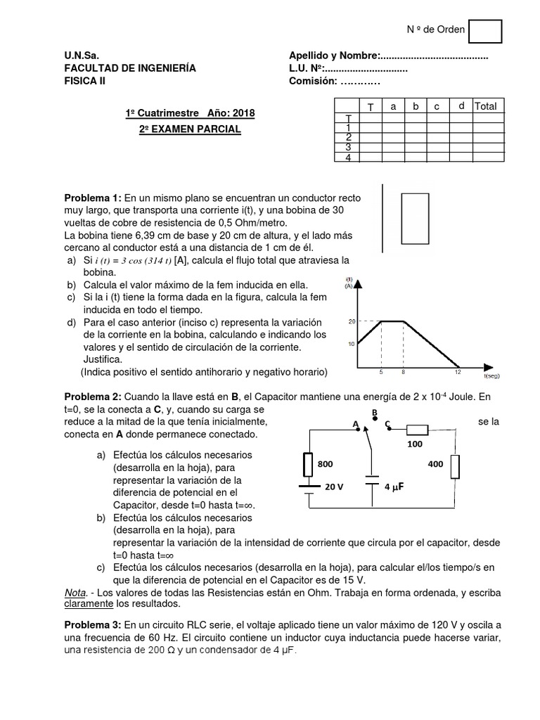 Ejercicios de La Segunda Parte para Practicar | PDF | Inductor ...
