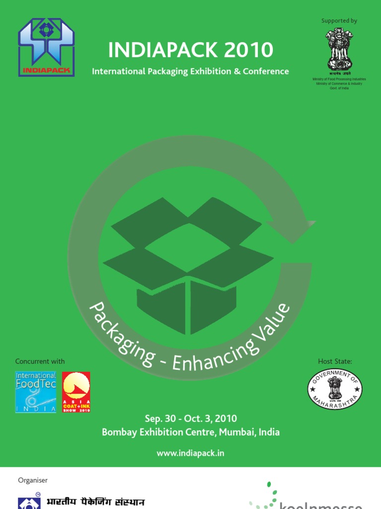 IndiaPack 2010: International Packaging Expo | PDF | Packaging And ...