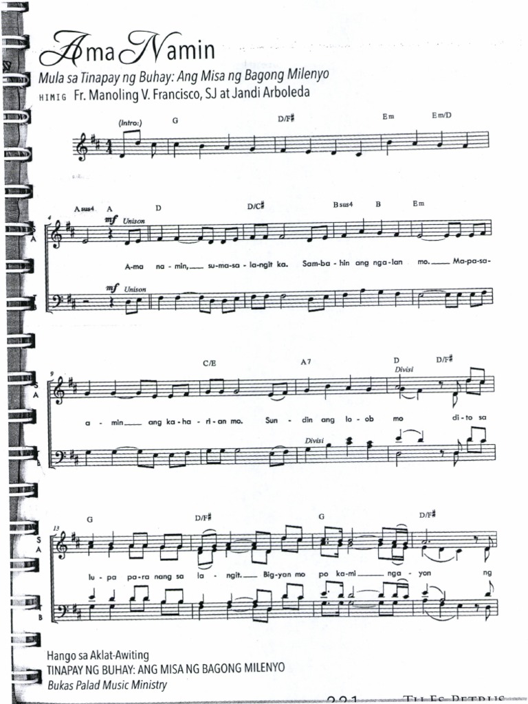 Ama Namin. Padre Nuestro Filipino | PDF