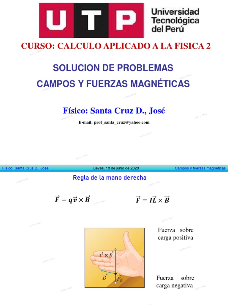 S08.s2-Material (Campos y Fuerzas Magnéticas) (Solucionario) | Descargar gratis PDF | Campo ...