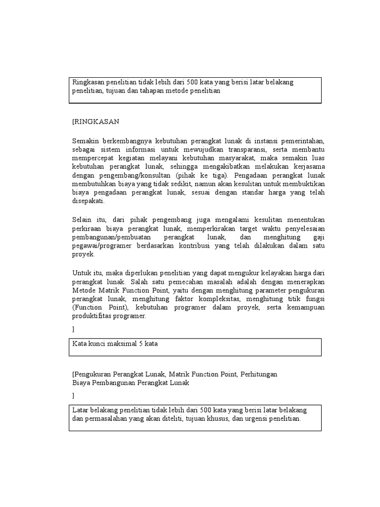 Contoh Template Laporan Awal PKL - Docx 1664851113 | PDF