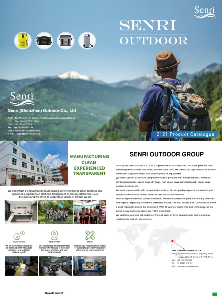 SENRI CATALOGUE-2022 August | PDF | Backpack | Polyurethane