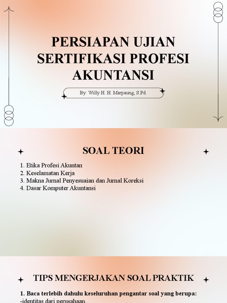 Persiapan Ujian Sertifikasi Akuntansi | PDF