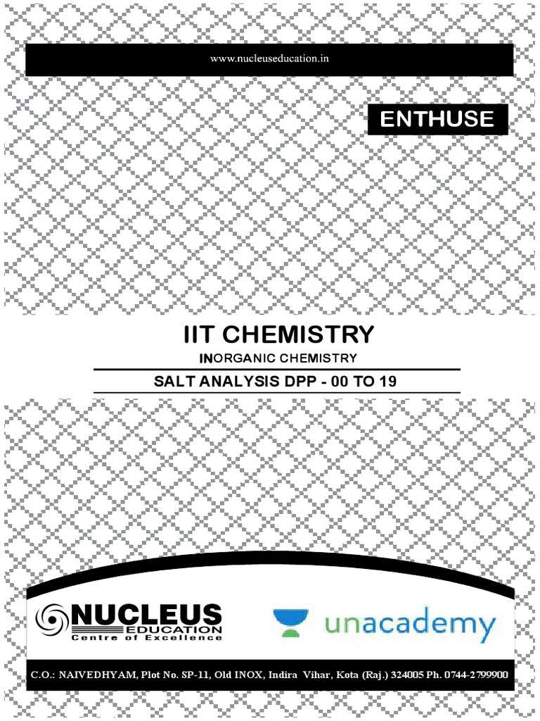 Analysis of Solubility Patterns in Ionic Compounds | PDF | Carbonate ...