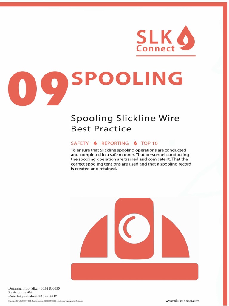 Spooling Best Practice | PDF | Wire | Equipment