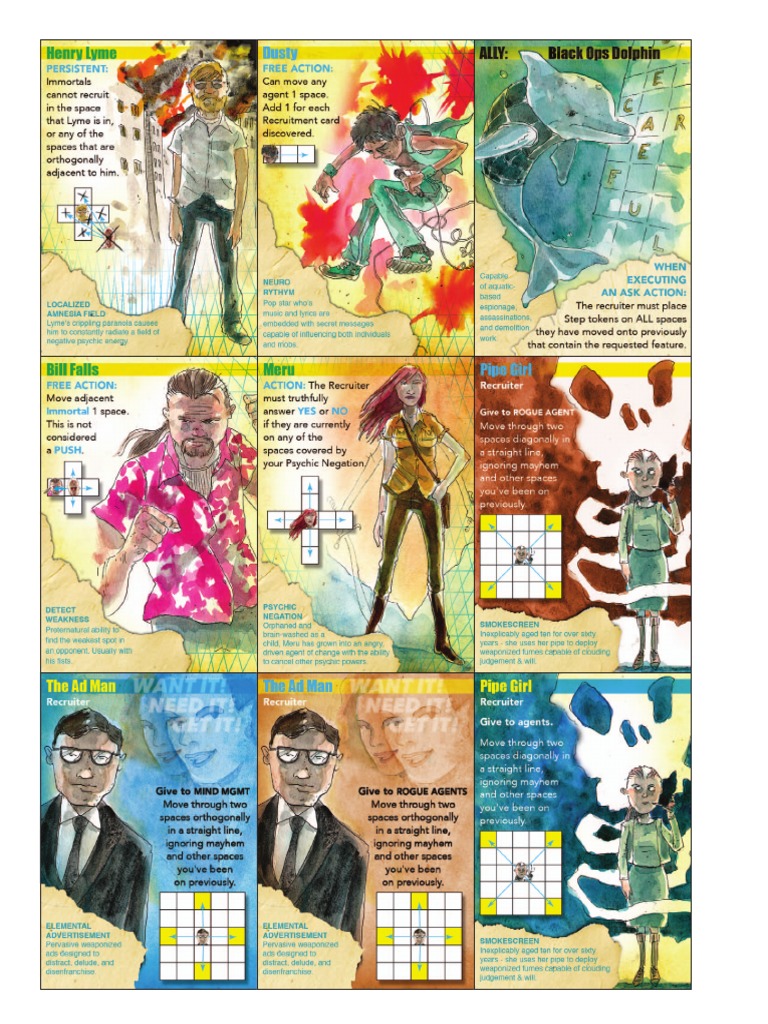 MIND MGMT Game PNP | PDF