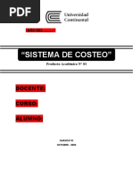 Tema 10 - Casos Prácticos de Sistema de Costos Por Órdenes de Fabricación - Producción | PDF ...