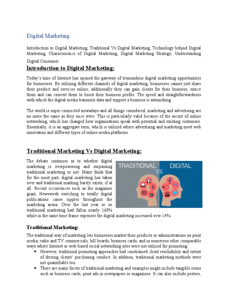 Digital Marketing Notes For Student Reference | Download Free PDF ...