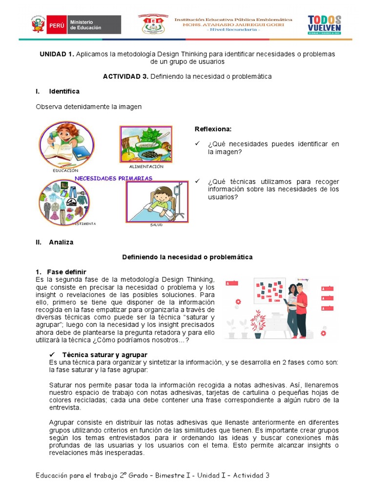 EPT 2° - DEA 3 - Ficha de Aprendizaje | PDF | Productos cosméticos
