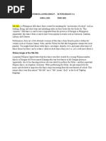 Itik-Itik Dance: History and Origin | PDF