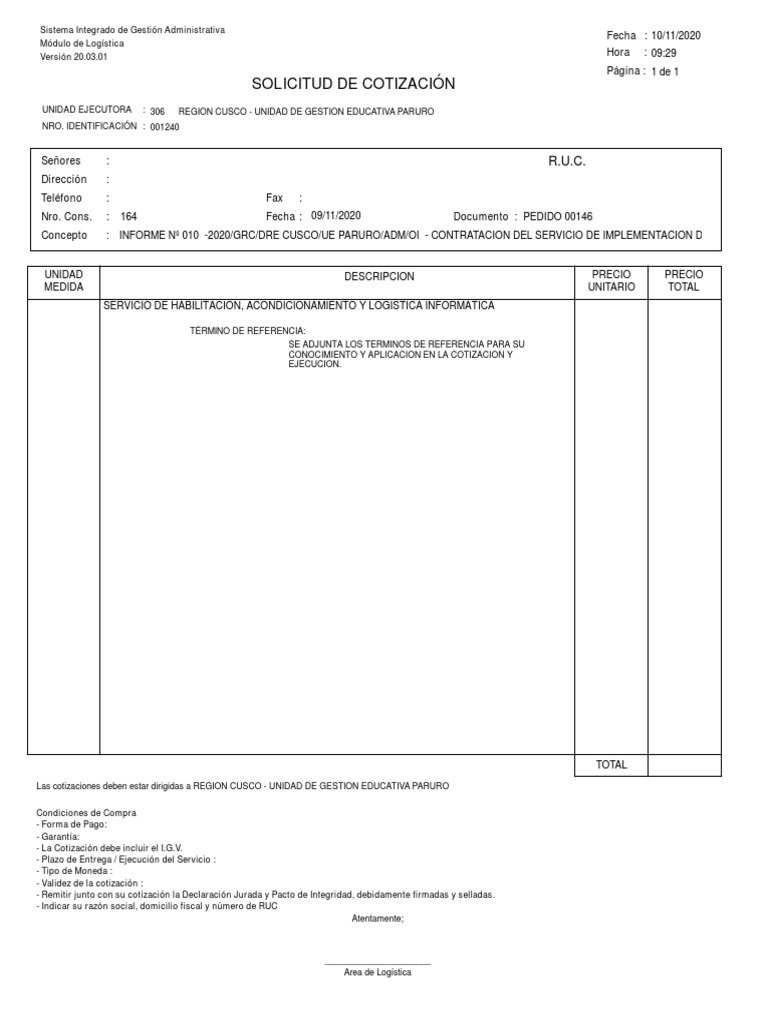 Cotizacion para Servicio de Cableado Estructurado II | PDF | Fibra óptica | Telecomunicaciones