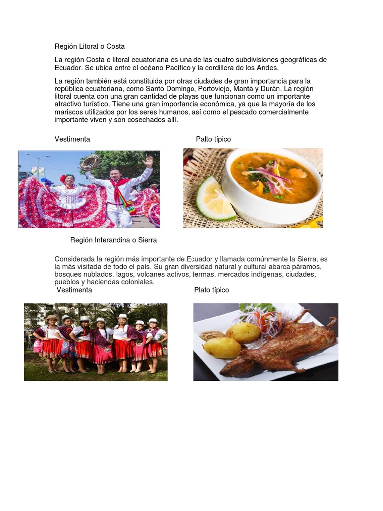 Regiones de Ecuador | PDF | Islas Galápagos | Ecuador