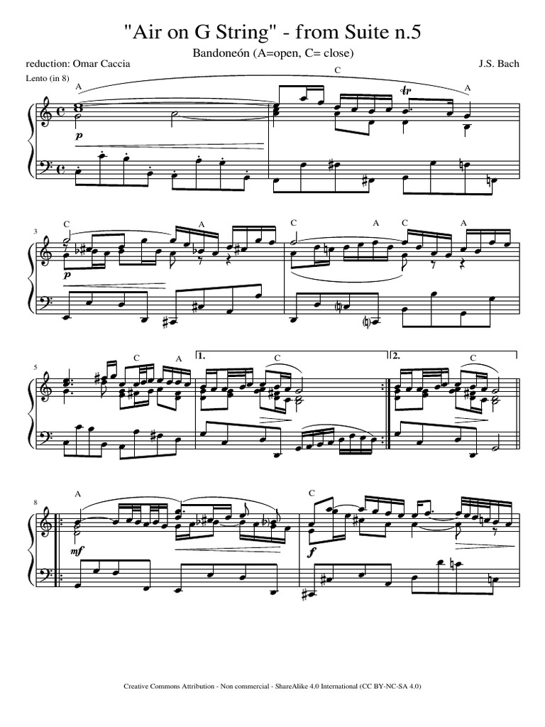 Air On G String | PDF | Intellectual Property Law | Creative Commons