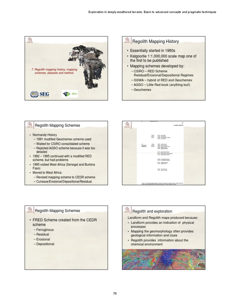 7G - Regolith Mapping - FEB2014 - PRINT (Read-Only) | PDF ...