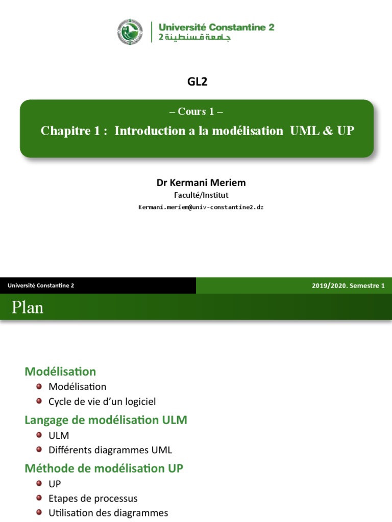Cours | PDF | Langage de Modélisation Unifié | Architecture de logiciel