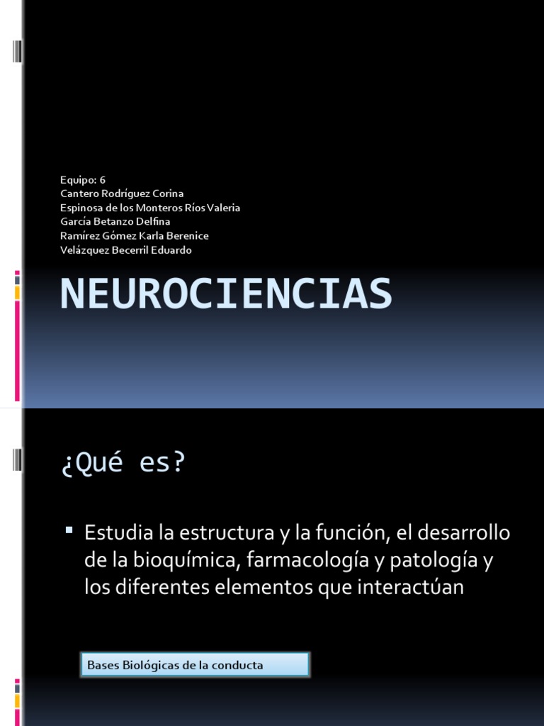 Neurociencias | PDF | Neurociencia | Cerebro
