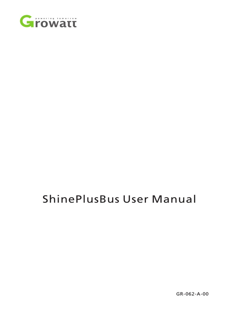 Shineplusbus User Manual | Download Free PDF | Input/Output | Software