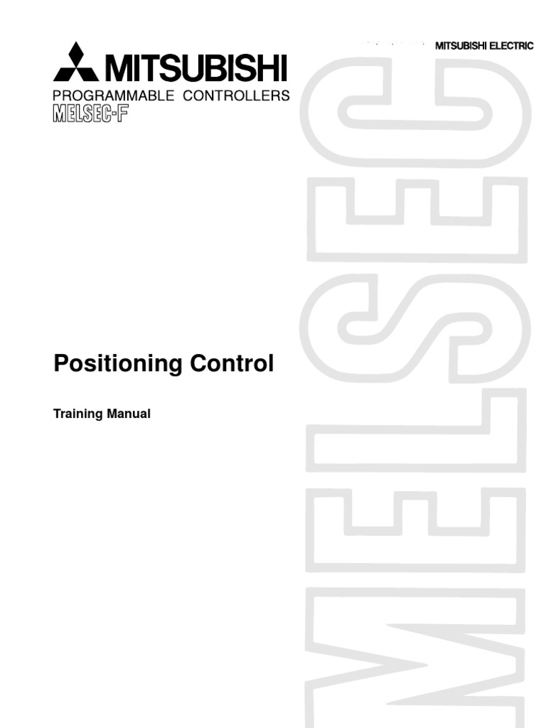 Positioning Control Training Manual Mitsubishi) | PDF | Servomechanism ...