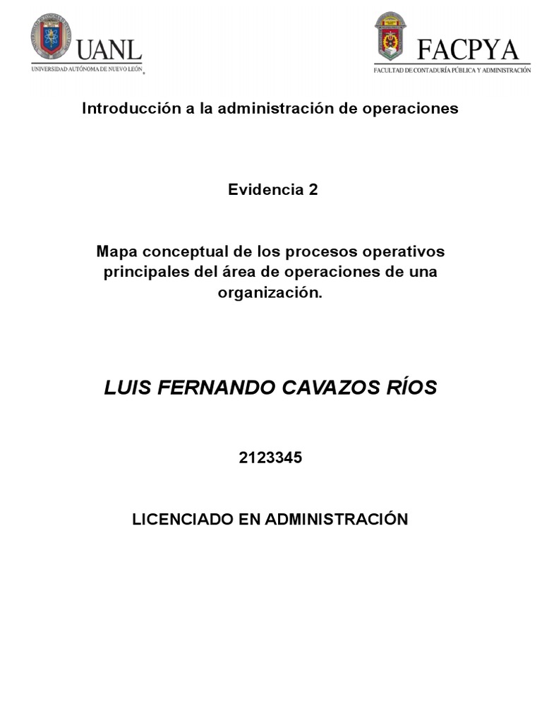 EVIDENCIA2 LuisFernandoCavazosRios | PDF | Finanzas y dinero