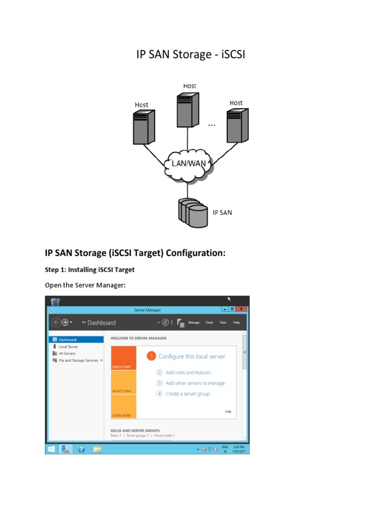 iSCSI Target Setup Guide | PDF