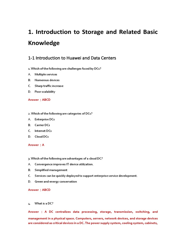 Training Material Q - A | Download Free PDF | Backup | Computer Data Storage