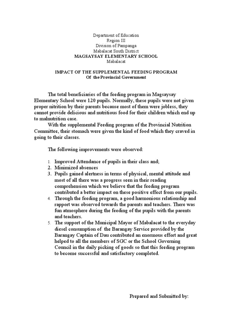 impact-of-the-feeding-program-report