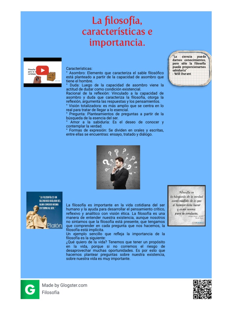 Poster Digital Sobre La Filosofia | PDF
