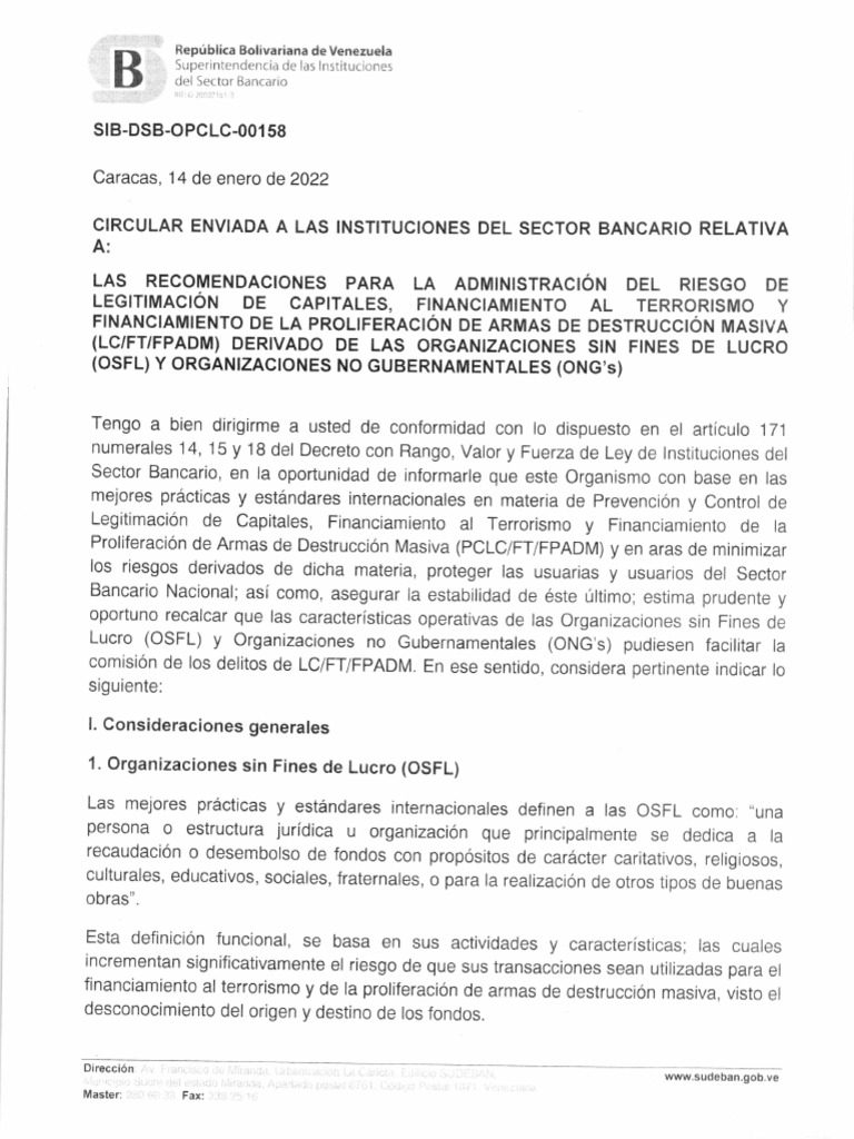 Circular Sib-Dsb-Opclc-00158 | PDF