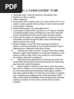 Nasogastric Tube Removal Procedure | PDF