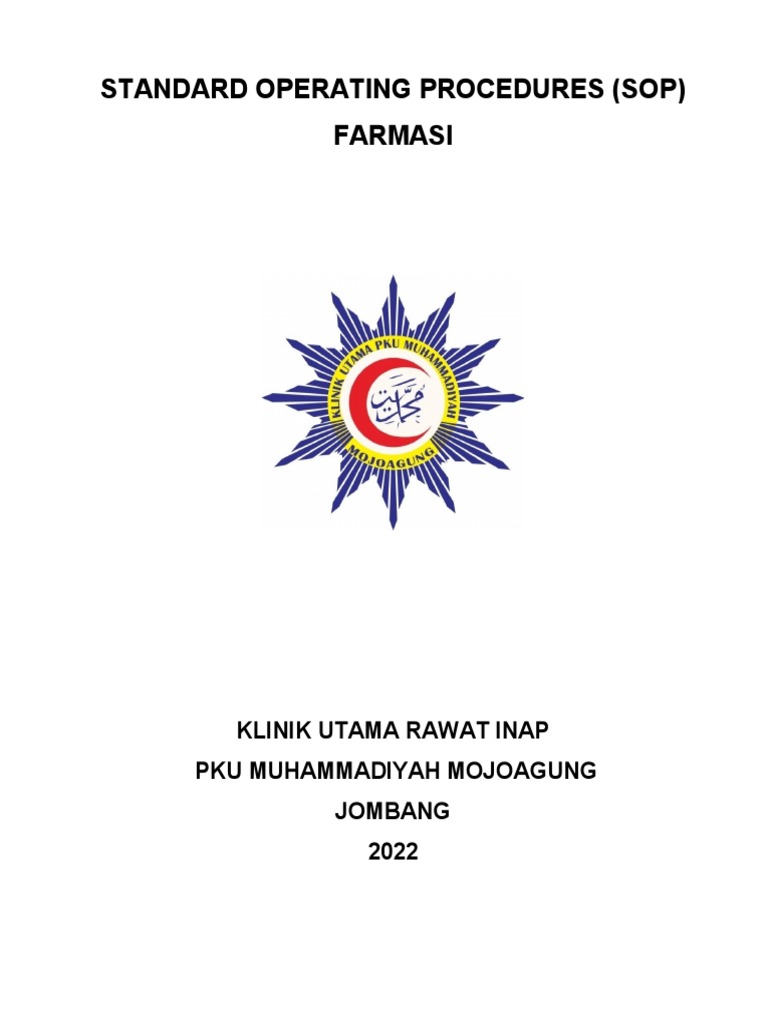 Sop Farmasi 2022 | PDF