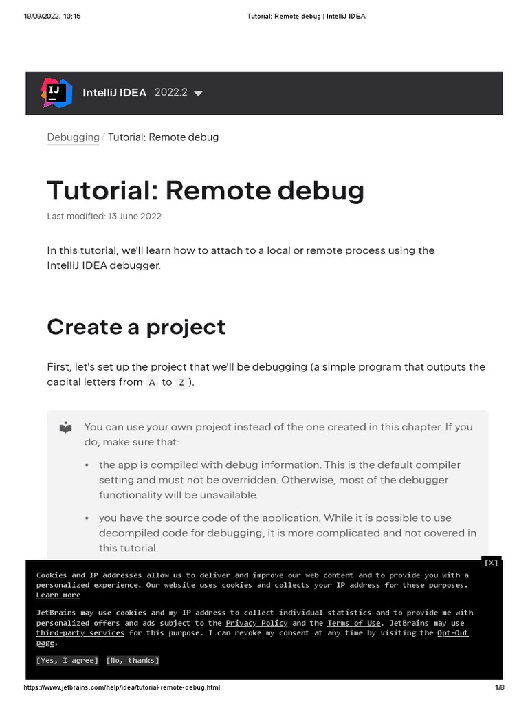Tutorial - Remote Debug - IntelliJ IDEA | PDF | Http Cookie | World ...