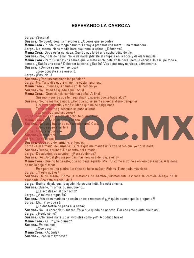 Xdoc - MX Esperando La Carroza | PDF