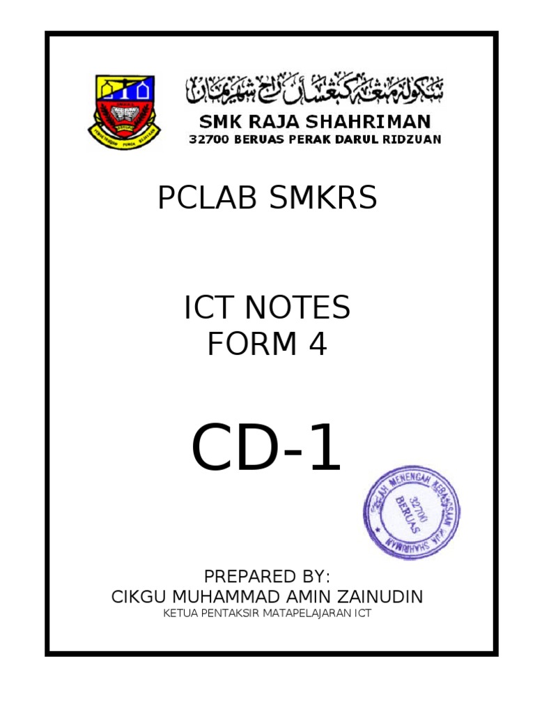 ICT Notes for Form 4 Students | PDF | Business
