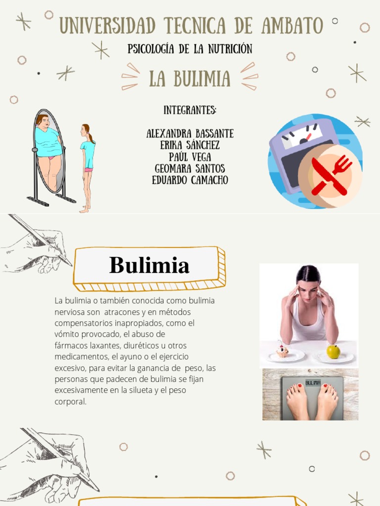 bulimia purgativa: causas, síntomas y factores de riesgo | PDF ...