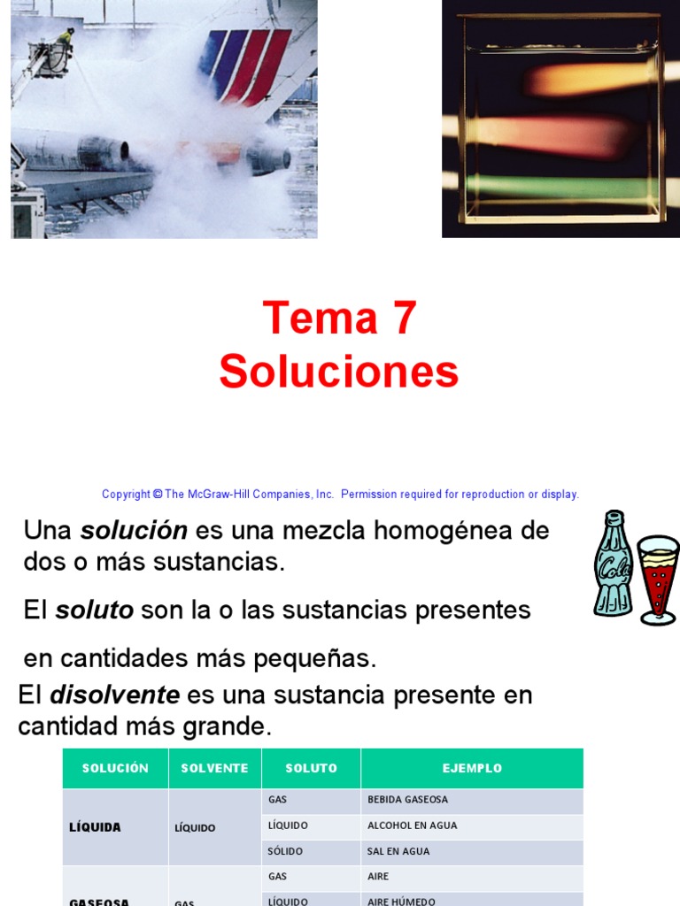 Soluciones | PDF | Concentración | Solubilidad